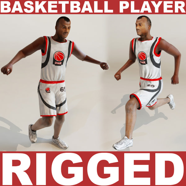 3d basketball player model