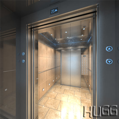 Inside Elevator Doors
