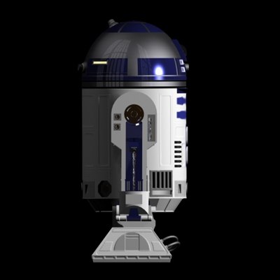 r2d2 3d 3ds