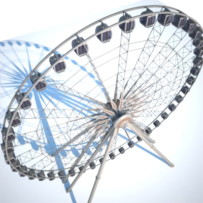 niagara sky wheel 3d dxf