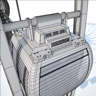 niagara sky wheel 3d dxf