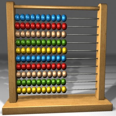 3d model of abacus
