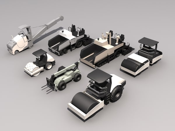 3ds construction machines