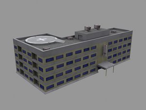 Architecture Hospital 3D Models for Download | TurboSquid