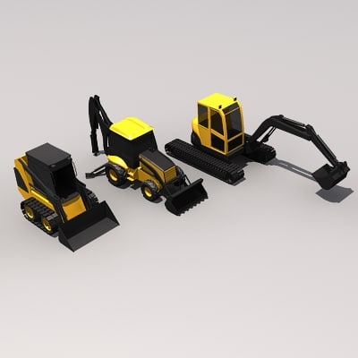 3ds construction machines
