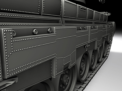 german tank gepard 3d model