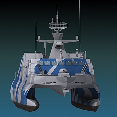 type navy missile fast 3d model