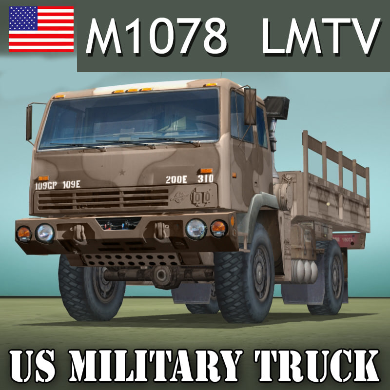 modelo 3d US.TRUCK CARGO M1078 LMTV - TurboSquid 428038
