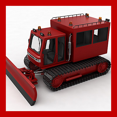 3d snowplow plow snow model