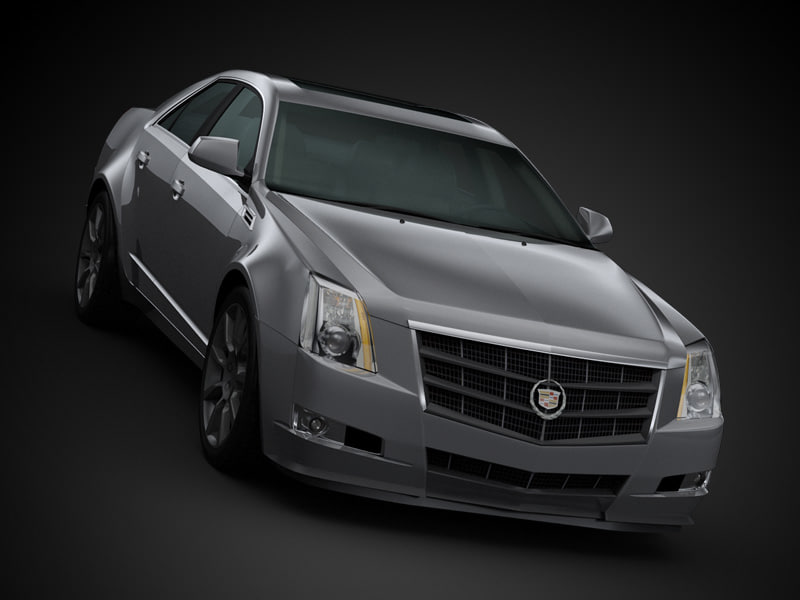 car architecture visualization 3d model