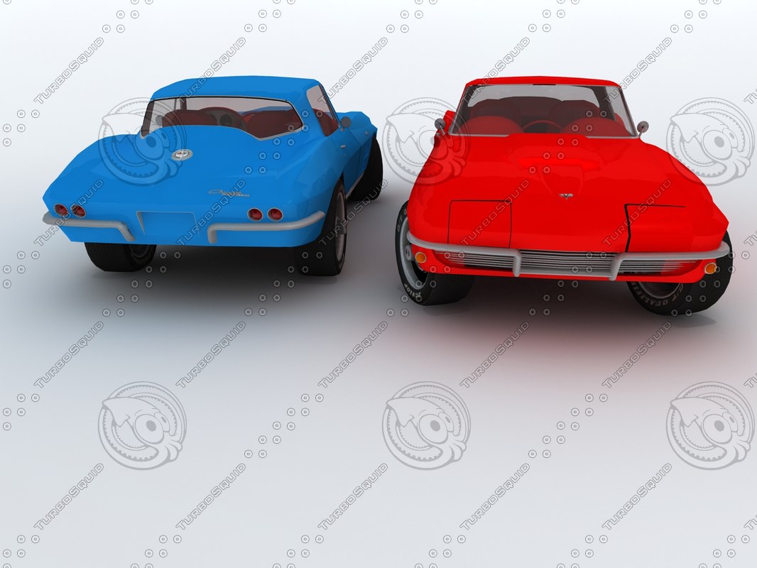 modelo 3d Chevrolet Corvette Stingray 64 - TurboSquid 429692
