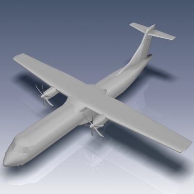 3d model atr 72 72-500