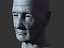 3d head old man polygons