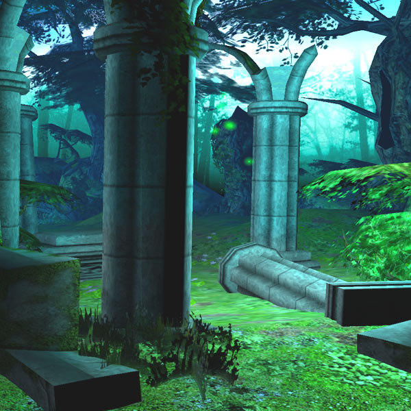 3d ancient ruins model