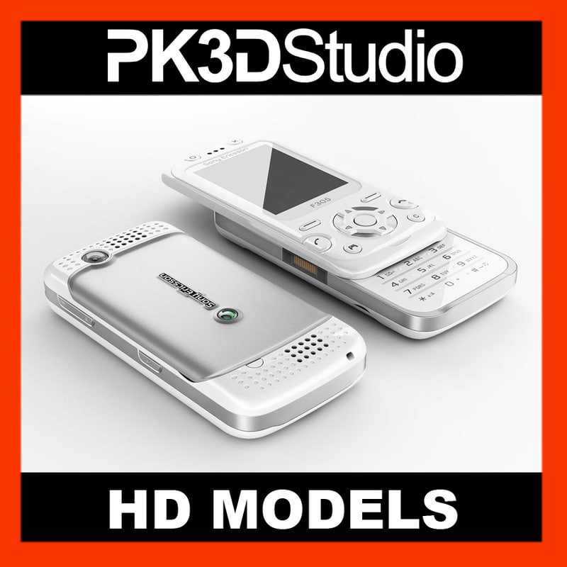 sony ericsson f305 3d model
