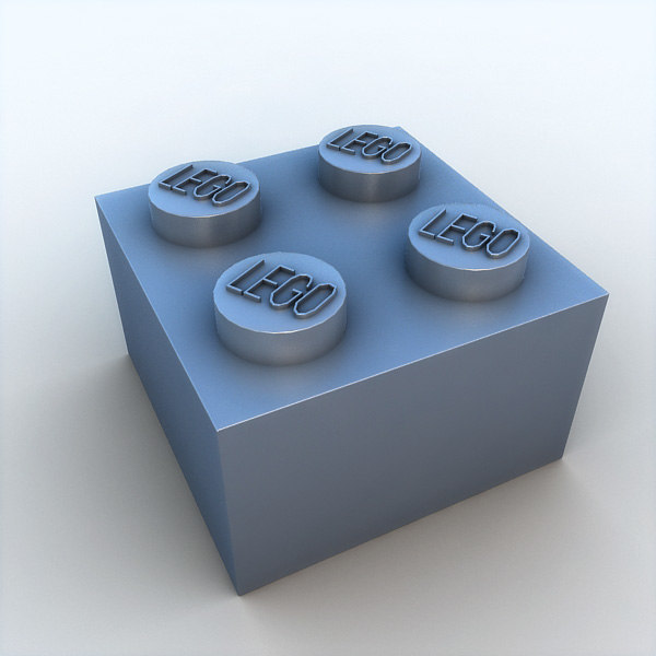 3d lego bricks model