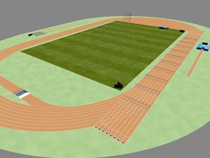 Running Track 3D Models for Download | TurboSquid