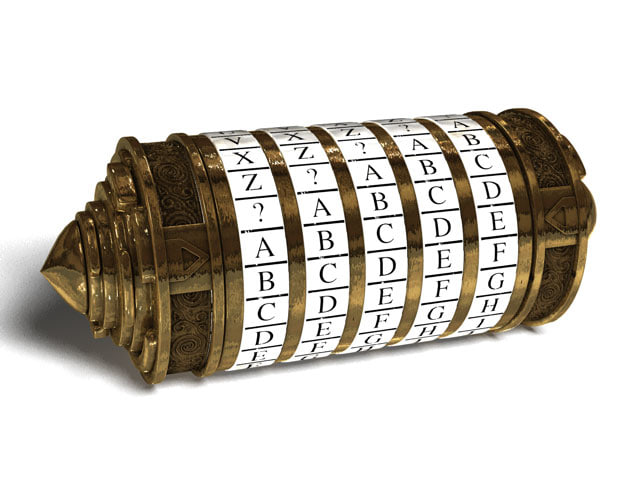3d cryptex vinci code