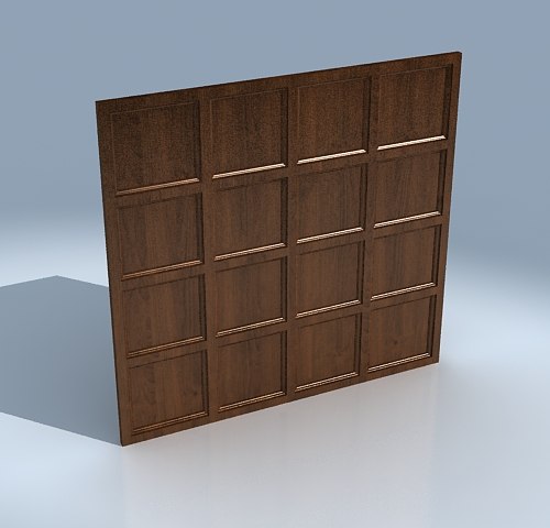 classical interior wall 3d max