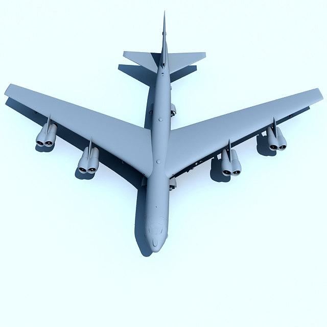 b52 bomber b 52 3d model