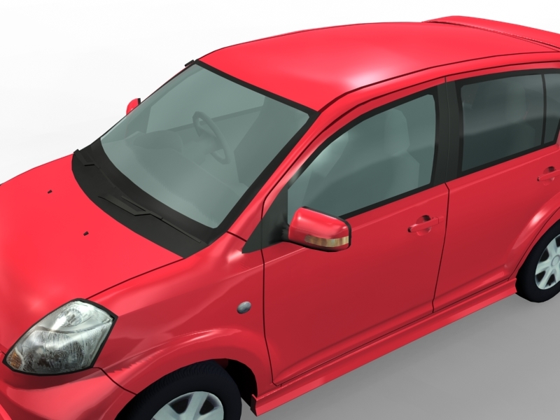 toyota passo 3d model