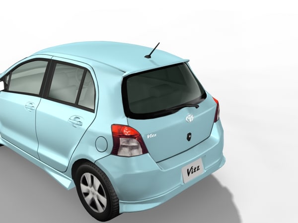 3d model toyota vitz yaris