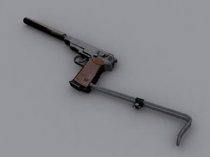 3d czech sa58 rifle model