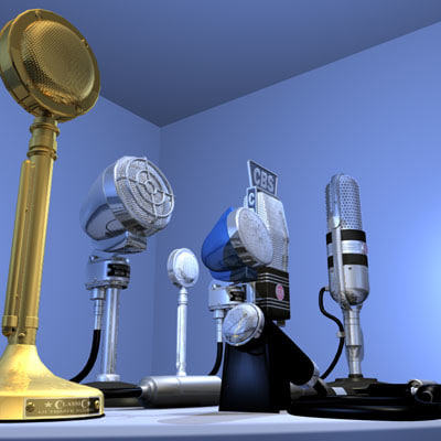 max vintage microphone 01 radio