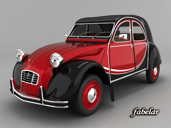 3ds max citroen 2cv