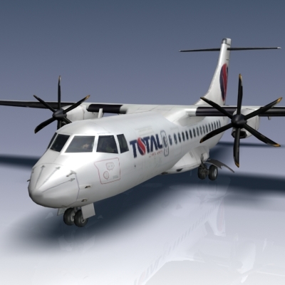 3d model atr 42 42-500