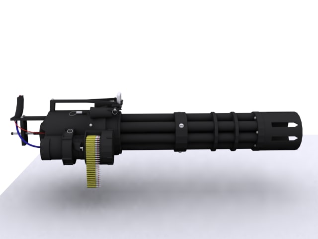 3d minigun