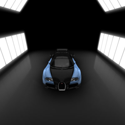 car showroom 3d 3ds
