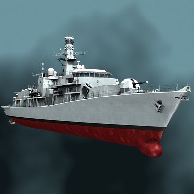 duke class type 23 3d model