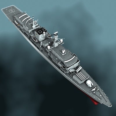 duke class type 23 3d model