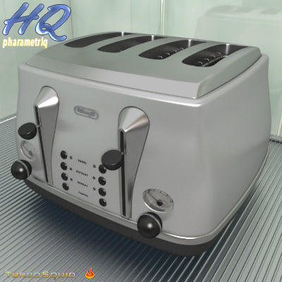 3d toaster 01 model