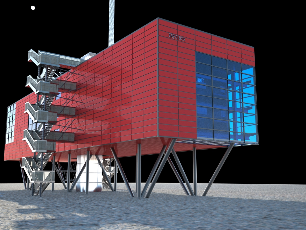 3d infobox berlin model