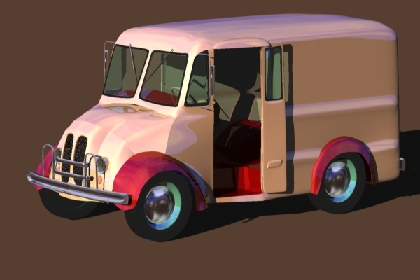 Free Low Poly Van 3D Models for Download | TurboSquid