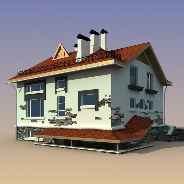 house design 3d model