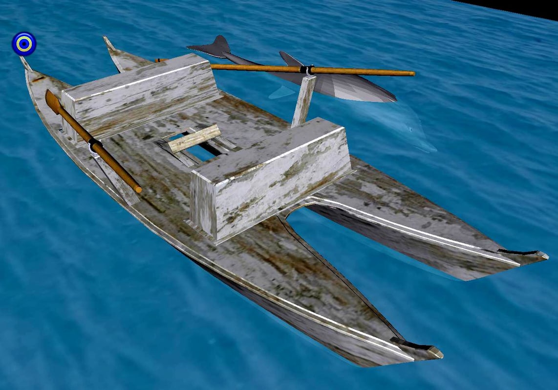 3d model pattino dolphin