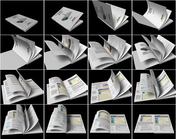 lightwave book animation pages curl