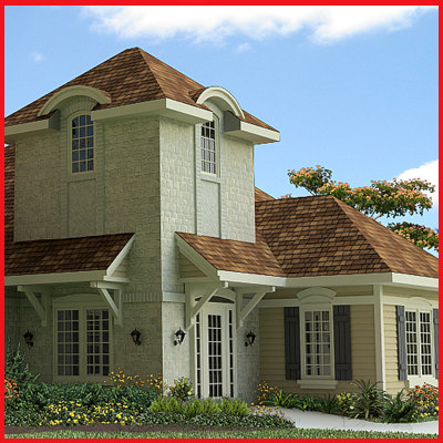 community center luxury 3d model