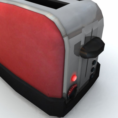 modelo 3d Tostadora (Game Ready) - TurboSquid 437414