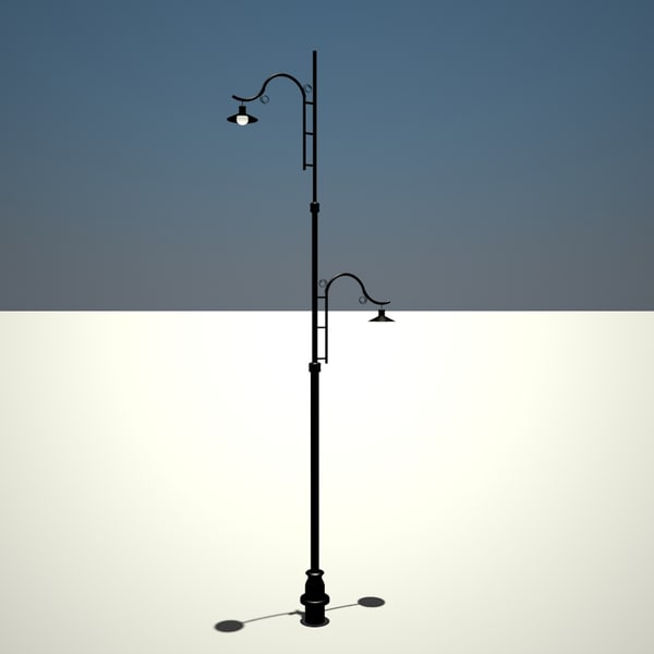 3d model street light