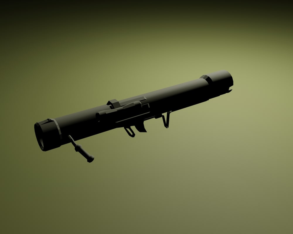 rocket launcher modern arsenal 3d model