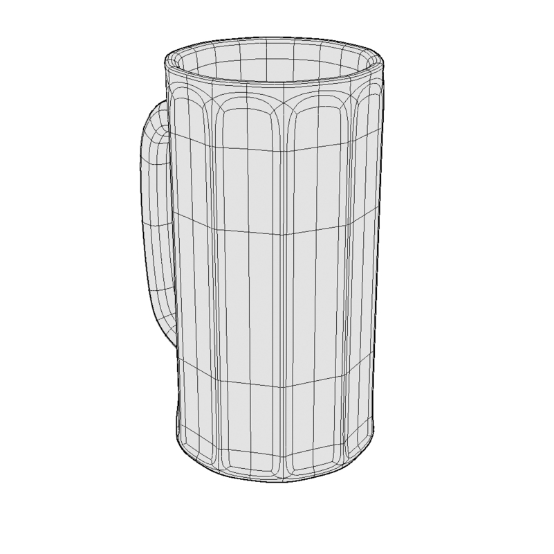 beer mug 3d model