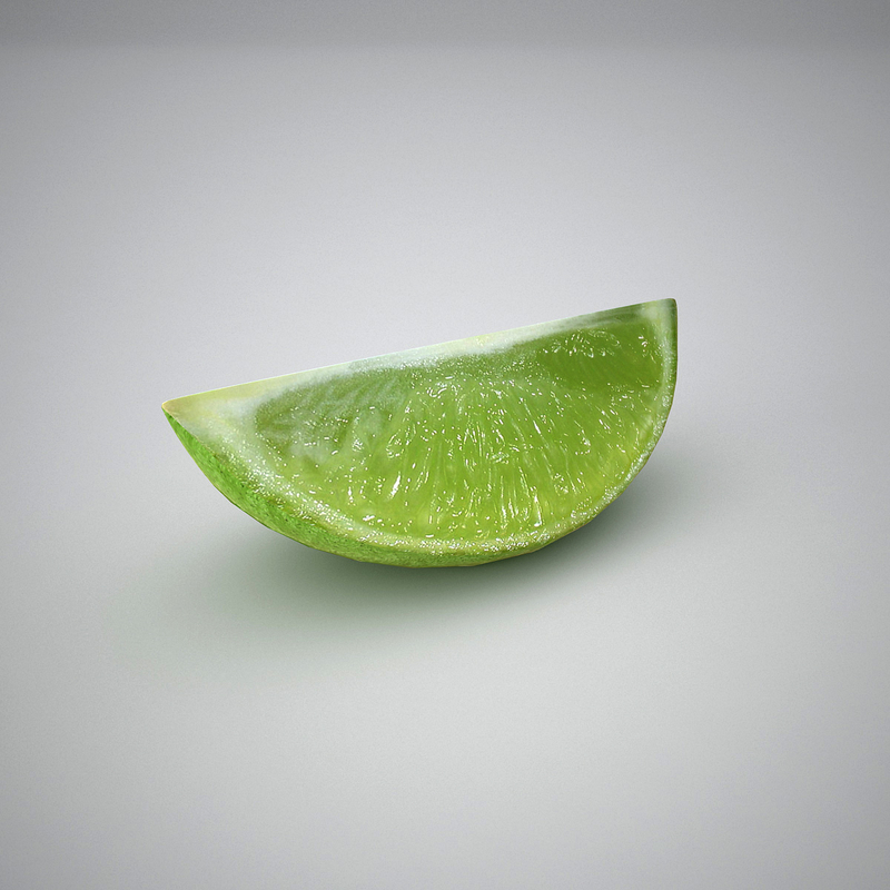 lemon slice 3d dxf