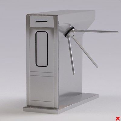 turnstile 3d model