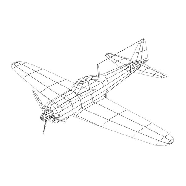 plane zero 3d model