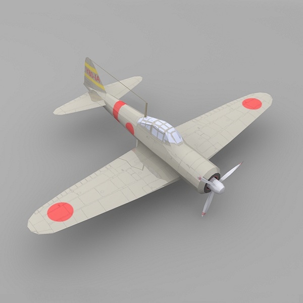 plane zero 3d model