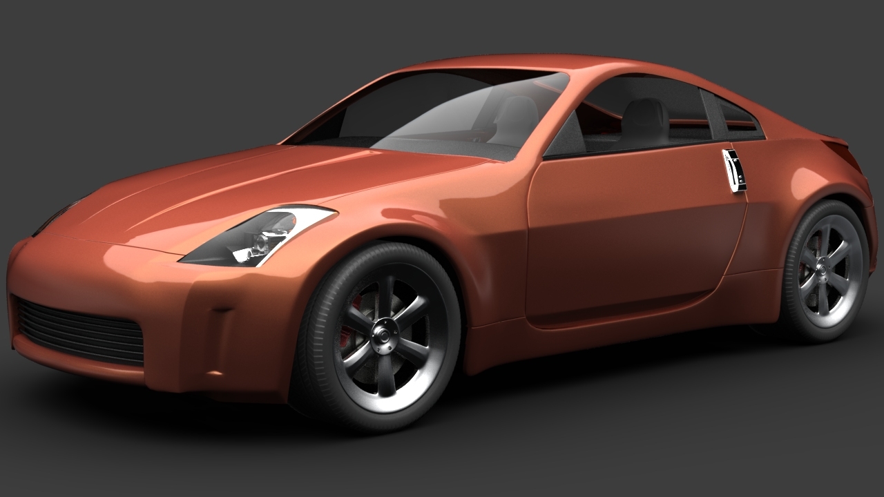 3d model 350z format